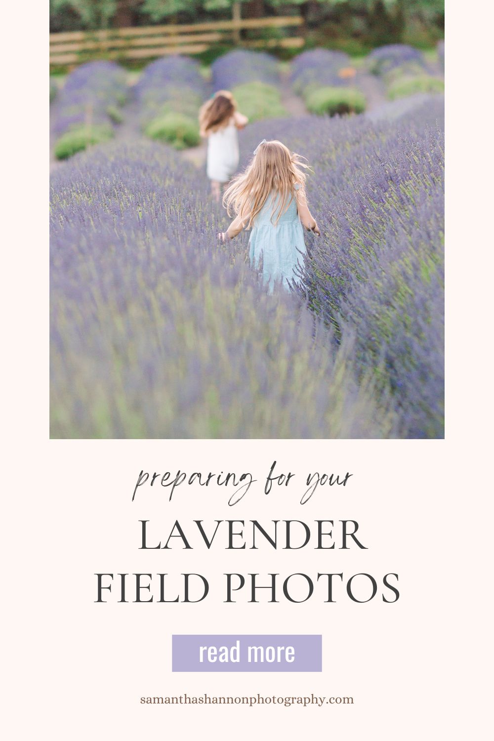 Lavender Field Photoshoot in Portland
