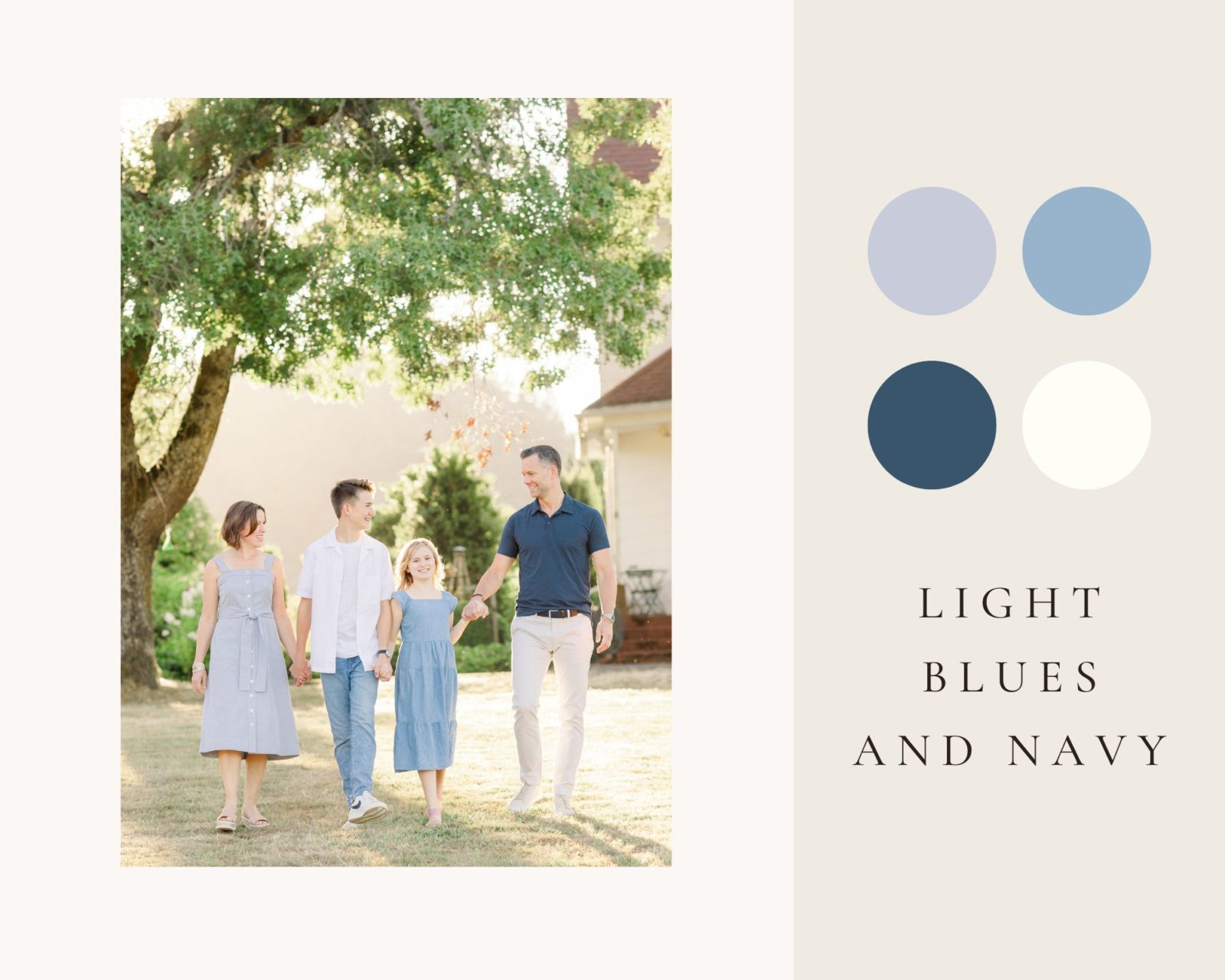 Best Colors for Family Pictures Outside