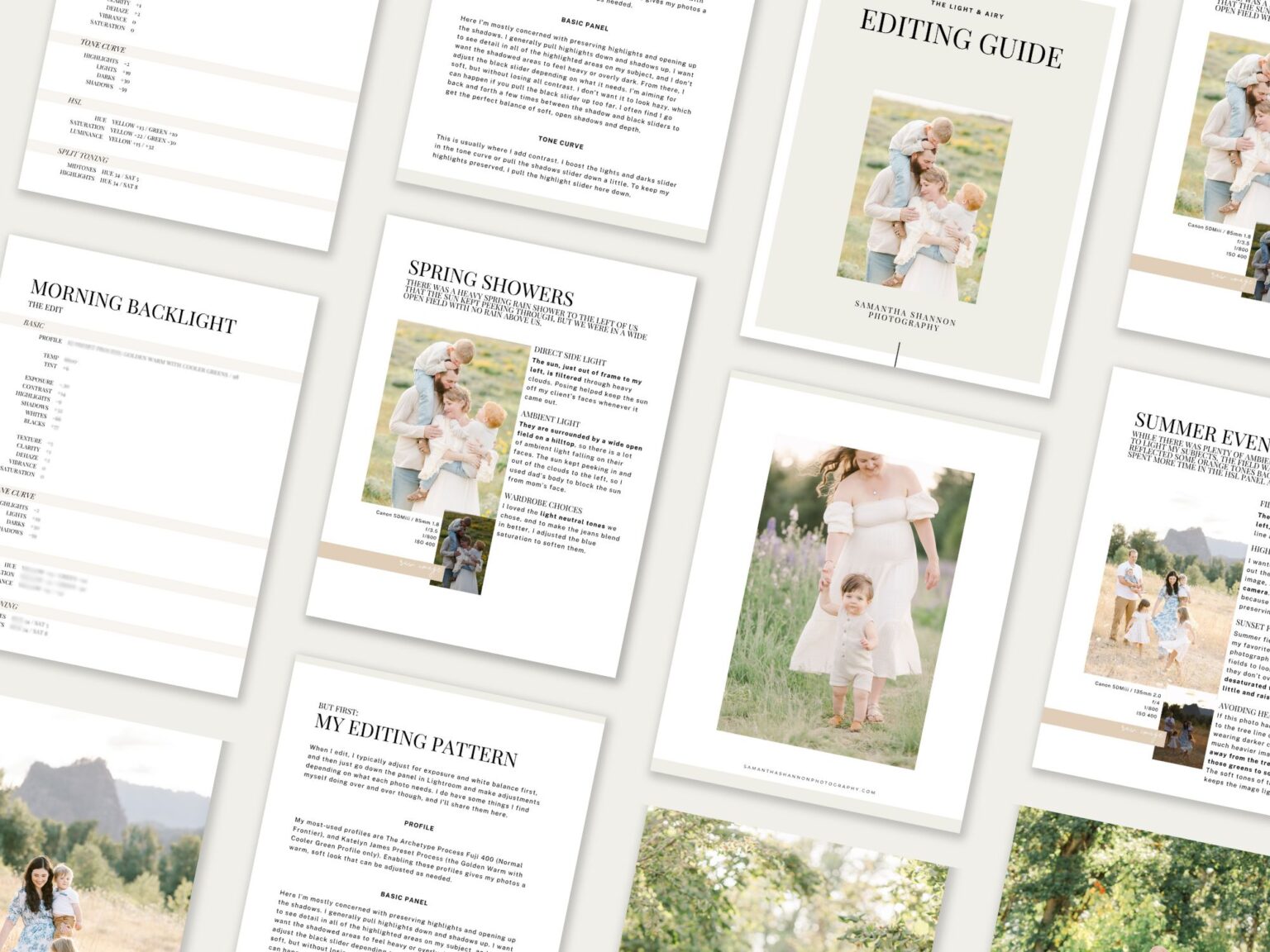 Light and Airy Photo Editing Guide